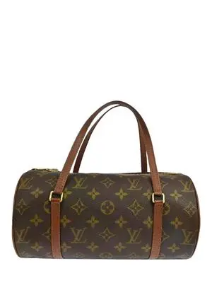 LOUIS VUITTON 2005 Papillon Monogram Handbag - Brown