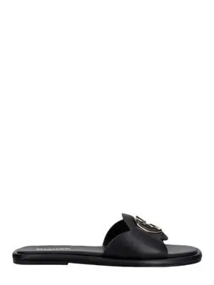 BLAUER. Moody01 Logo-plaque Sandals Black