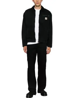 Carhartt Work In Progress Og Stone-washed Cargo Pants - Black