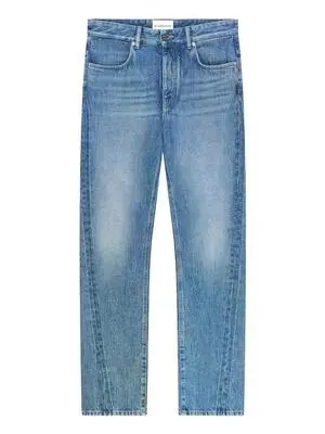 GIVENCHY Couture Seam Straight Fit Shadow Washed Jeans
