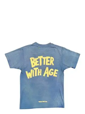 BETTER WITH AGE Boca Logo-print T-shirt - Blue