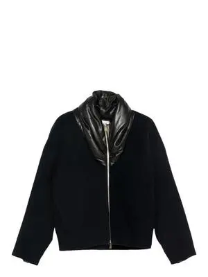 DARKPARK Anya Leather-trim Jacket Blue