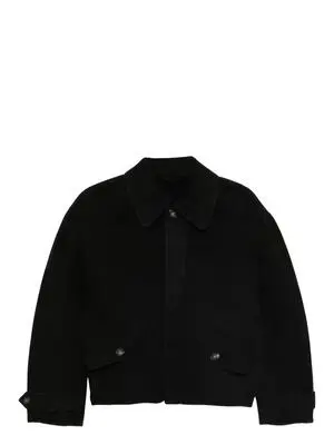 Séfr Relaxed Wool Jacket - Black