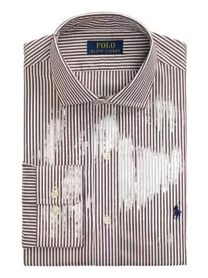 Polo Ralph Lauren Vertical-stripe Pattern Shirt - Brown