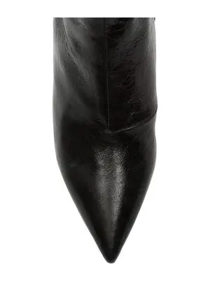 LORENA PAGGI Pointed-toe Leather Ankle Boots