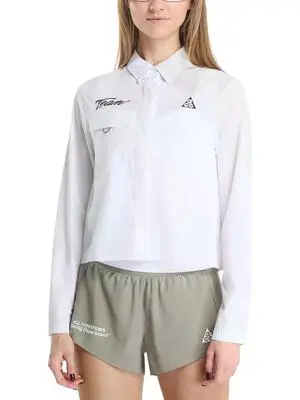 Nike Aireez Graphic-print Shirt - White