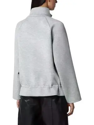 ROTATE BY BIRGER CHRISTENSEN Scuba Half Zip Jacket Light Grey