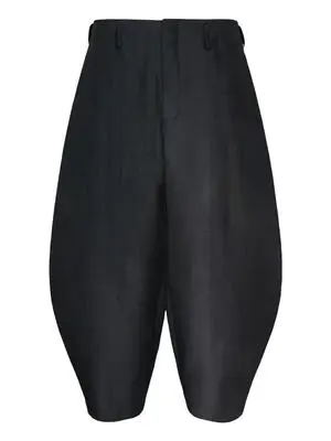 COMME DES GARÇONS Dobby-stripe Cropped Trousers