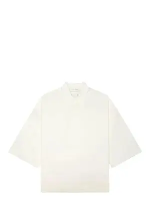 Fear Of God Essentials 90s Cropped Polo Shirt - Neutrals