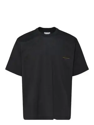 WOOYOUNGMI Back Seasonal -print T-shirt - Black