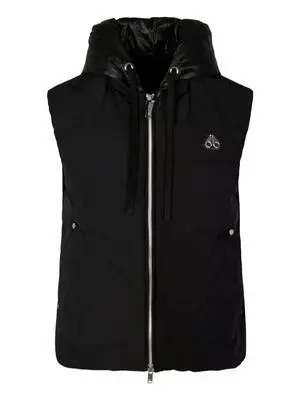 Moose Knuckles Tegan Hooded Down Gilet - Black