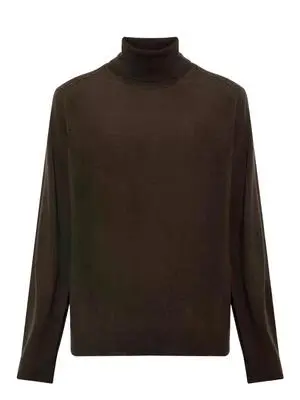 Paul Smith Turtleneck Sweater - Brown