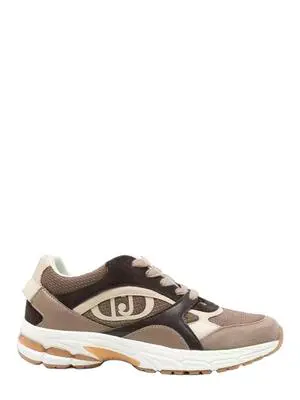 Liu Jo Trixie Panelled Logo-patch Sneakers - Brown
