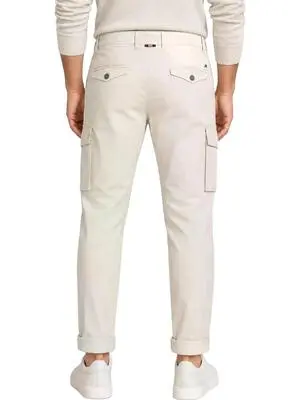 MASON'S Pleated Cargo Pants - Neutrals