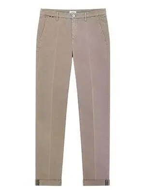 MASON'S Torino Slim-fit Chino Trousers - Grey