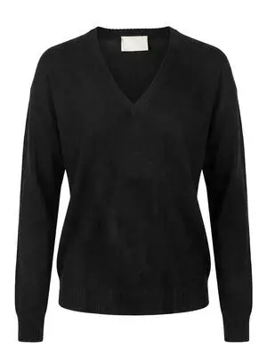DRUMOHR V-neck Merino Wool Sweater - Black