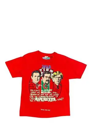 BETTER WITH AGE Kennedy Graphic-print T-shirt - Red