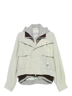 Mihara Yasuhiro Layered Hooded Jacket - Grey