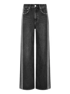 Rag & Bone Miramar Side-stripe Jeans - Black