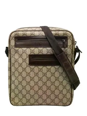 Gucci 2000-2015 Gg Supreme Crossbody Bag - Neutrals