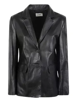 ARMA Lambskin Leather Jacket - Black
