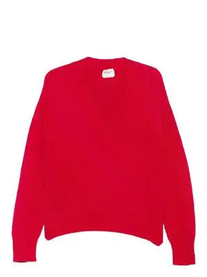 Max Mara V-neck Sweater - Red