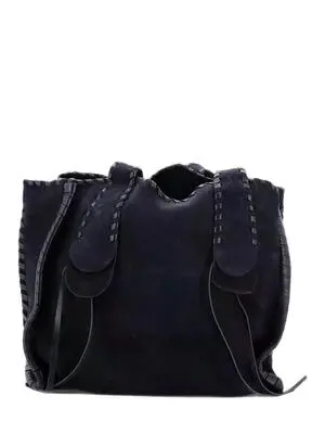 Chloé Mony Suede Medium Tote Bag Blue
