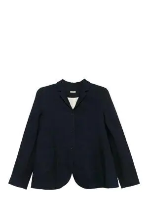 Apuntob Button-up Notched-lapel Blazer - Blue