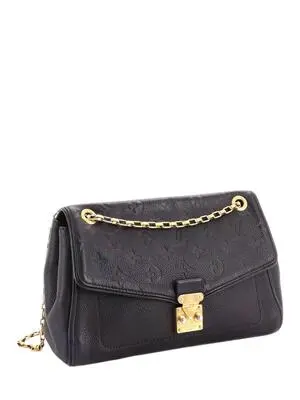 LOUIS VUITTON Saint Germain Handbag Monogram Empreinte Leather Pm Shoulder Bag - Black