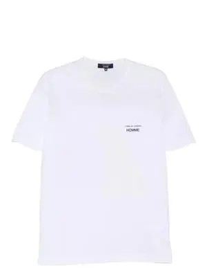 Comme Des Garçons Logo-print T-shirt - White