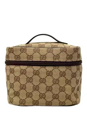 Gucci 20th Century Gg Canvas Vanity Bag - Neutrals