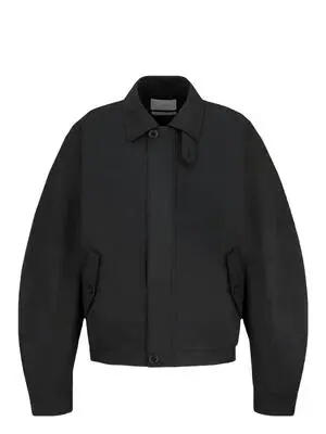 AMOMENTO Padded Throat-latch Jacket - Black