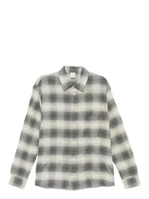 WON HUNDRED Pete Check Shirt - Grey
