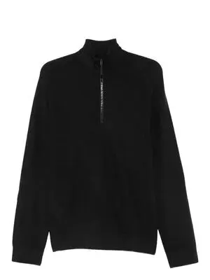 Veilance Zip-fastening High-neck Sweater - Black