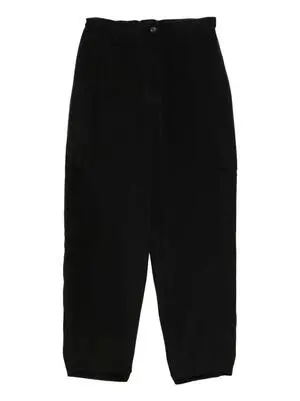 Y’s Cargo-pocket Tapered Trousers - Black