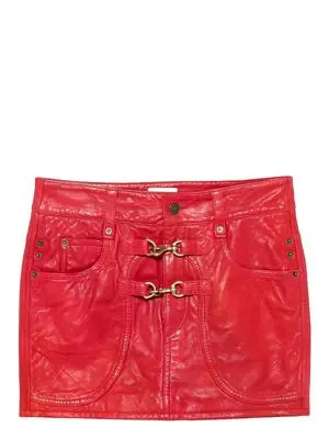 ISABEL MARANT ÉTOILE Paulina Leather Skirt
