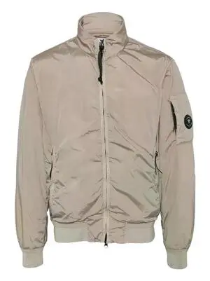 C.P. COMPANY Lens-detail Zip-up Jacket - Neutrals