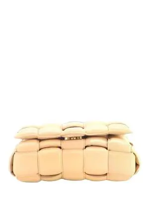 Bottega Veneta Cassette Padded Maxi Intrecciato Leather Crossbody Bag - Neutrals