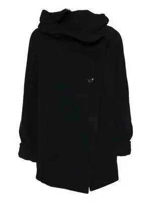 Y’s Single-breasted Coat - Black