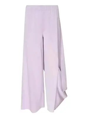 CFCL Ac Milan Asymmetric Draped Trousers - Purple