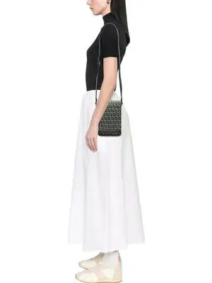FENDI 2000-2010 Zucchino Canvas Crossbody Bag