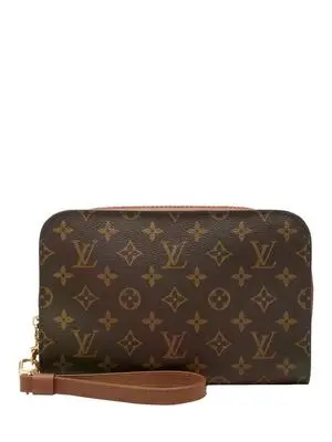 LOUIS VUITTON 2003 Monogram Orsay Clutch Bag