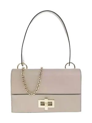 Furla Amelia Leather Shoulder Bag - Neutrals