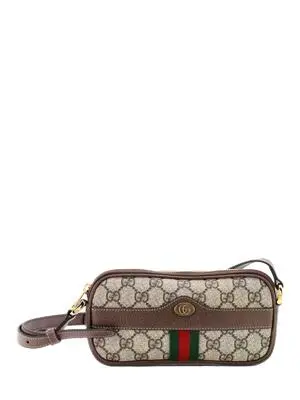 GUCCI Ophidia Gg Coated Canvas Mini Crossbody Bag