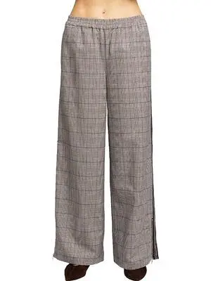 Central Park West Birch Suiting Track Pant - Brown