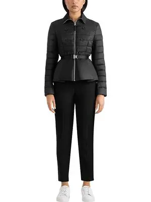 Mackage Serafina Quilted Belted Jacket - Black