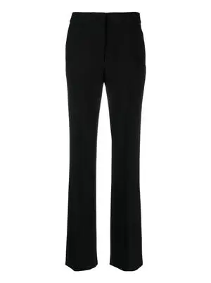 MOSCHINO Crepe Mid-rise Flared Trousers