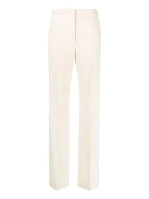 Moschino Front Pleated Casual Pants - White