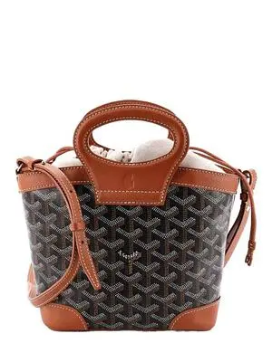 Goyard Beluga Bag Coated Canvas - Brown