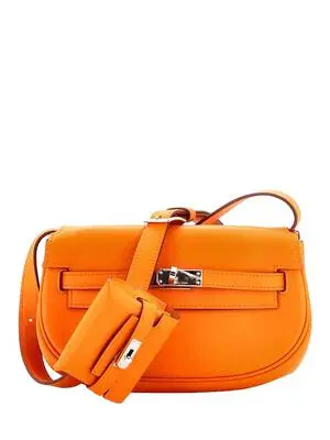 Hermès Kelly Moove Leather Crossbody - Orange